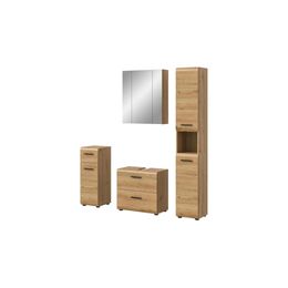 M&ouml;bel Kraft Badkombination holzfarben Ma&szlig;e (cm): B: 150 H: 185 &raquo; M&ouml;bel Kraft