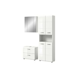 M&ouml;bel Kraft Badkombination wei&szlig; Ma&szlig;e (cm): B: 135 H: 190 &raquo; M&ouml;bel Kraft