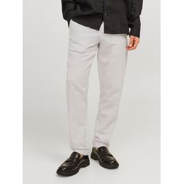 Jack & Jones JACK & JONES Herren Chinohose "JPSTACE SUMMER CHINO PANT SN"crockery detail:melange, Gr. 29, meliert, Web, Obermaterial: 74% Baumwolle, 26% Leinen,