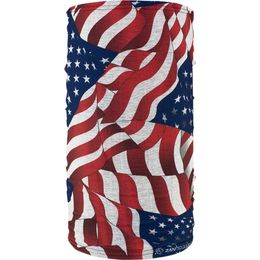 Zan Headgear Motley Tube Fleece U.S.Flag, Multifunktionstuch