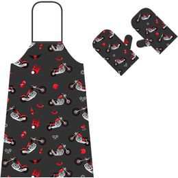 Booster Cruiser, Grill-Sch&uuml;rze/Handschuhe