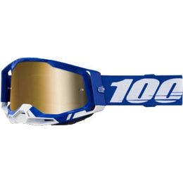 100 Percent Racecraft 2 Blue, Crossbrille verspiegelt
