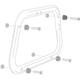 SW-Motech EVO Seitentr&auml;ger, Adapterkit AERO