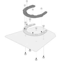 SW-Motech 20200 Steel-/Seat-Rack, Pro Ring