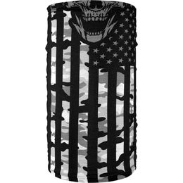 Zan Headgear Motley Tube Fleece Camo Flag, Multifunktionstuch