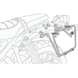 Givi Honda CL 500, Abstandhalter Multilock