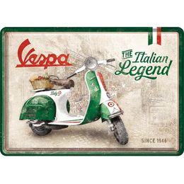 Nostalgic Art Vespa - Italian Legend, Blechpostkarte