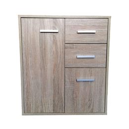 HTI-Living Kommode mit 2 Schubladen Nina Sonoma