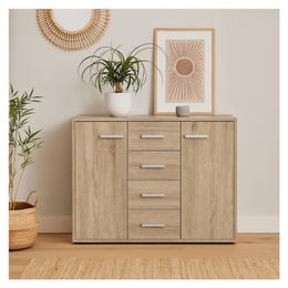 HTI-Living Sideboard Nina mit 4 Schubladen Sonoma