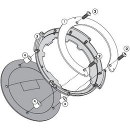 Givi BF Adapter, Halterung Tanklock