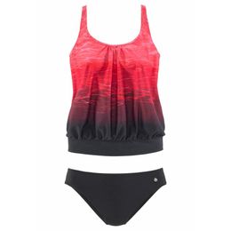 Lascana Tankini Damen Gr&ouml;&szlig;e L rot / schwarz