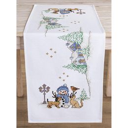 buttinette Stickl&auml;ufer "Schneemann & Tiere"
