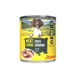 Josera Nassfutter Hund, Adult, Meat Lovers, Huhn pur 6x800 g