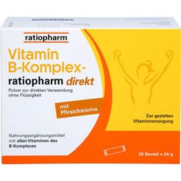 Vitamin B-KOMPLEX-ratiopharm direkt Pulver 20 St