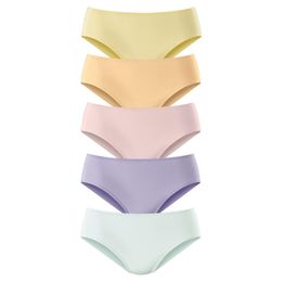GO IN Panty female size XXXL Yellow / Pastel green / Light purple / Orange / Dusky pink