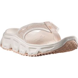 Salomon Damen Zehentrenner "REELAX BREAK 6.0", Gr. 42tapioca, vanilla ice, almond cream, Textil, Schuhe