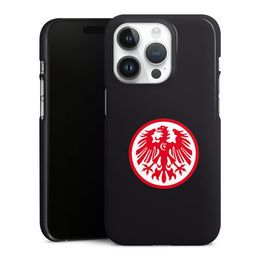 DeinDesign iPhone 14 Pro Handy Premium Case Smartphone Handyh&uuml;lle Schutzh&uuml;lle gl&auml;nzend Sge Eintracht Frankfurt Logo Premium Case