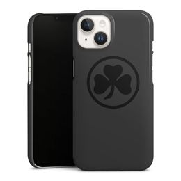 DeinDesign iPhone 14 Handy Premium Case Smartphone Handyh&uuml;lle Schutzh&uuml;lle gl&auml;nzend Official Licensed Product Spvgg Greuther F&uuml;rth Clover Premium Case