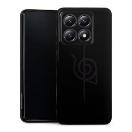 DeinDesign Xiaomi 14T Handy Silikon H&uuml;lle Case schwarz Handyh&uuml;lle Konoha Sasuke Naruto Shippuden