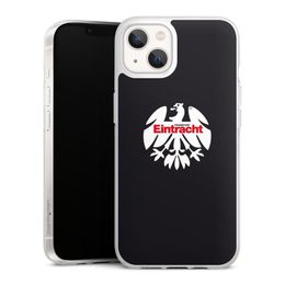DeinDesign iPhone 13 Handy Silikon H&uuml;lle Case transparent Handyh&uuml;lle Eagle Retro Logo Silikon Case
