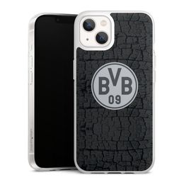 DeinDesign iPhone 13 Handy Silikon H&uuml;lle Case transparent Handyh&uuml;lle Jersey Borussia Dortmund Bvb Silikon Case