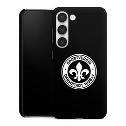DeinDesign Galaxy S23 Handy Premium Case Smartphone Handyh&uuml;lle Schutzh&uuml;lle matt Sv Darmstadt 98 Official Licensed Product Logo Premium Case