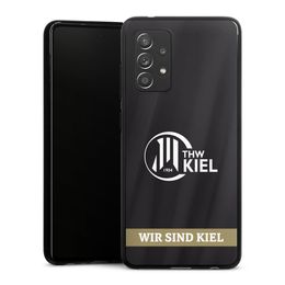 DeinDesign Galaxy A52s 5G Handy Silikon H&uuml;lle Case schwarz Handyh&uuml;lle Thw Kiel Handball Merchandise