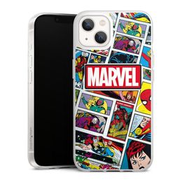 DeinDesign iPhone 13 Handy Silikon H&uuml;lle Case transparent Handyh&uuml;lle Muster Comic Marvel Silikon Case
