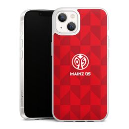 DeinDesign iPhone 13 Handy Silikon H&uuml;lle Case transparent Handyh&uuml;lle Mainz 05 Official Licensed Product Merchandise Silikon Case
