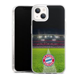 DeinDesign iPhone 13 Handy Silikon H&uuml;lle Case transparent Handyh&uuml;lle Stadium Fc Bayern M&uuml;nchen Fcb Silikon Case