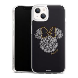 DeinDesign iPhone 13 Handy Silikon H&uuml;lle Case transparent Handyh&uuml;lle Minnie Mouse Muster Disney Silikon Case