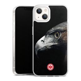 DeinDesign iPhone 13 Handy Silikon H&uuml;lle Case transparent Handyh&uuml;lle European Cup Official Licensed Product Eintracht Frankfurt Silikon Case