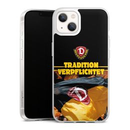 DeinDesign iPhone 13 Handy Silikon H&uuml;lle Case transparent Handyh&uuml;lle Sgd Sg Dynamo Dresden Merchandise Silikon Case