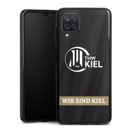 DeinDesign Galaxy A12 Handy Silikon H&uuml;lle Case schwarz Handyh&uuml;lle Thw Kiel Handball Merchandise