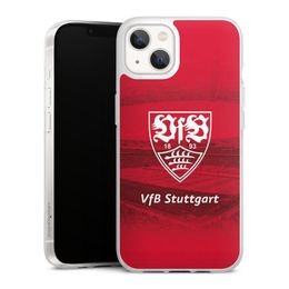 DeinDesign iPhone 13 Handy Silikon H&uuml;lle Case transparent Handyh&uuml;lle Stadium Official Licensed Product Vfb Stuttgart Silikon Case