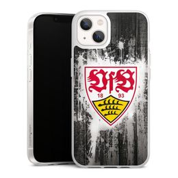 DeinDesign iPhone 13 Handy Silikon H&uuml;lle Case transparent Handyh&uuml;lle Official Licensed Product Vfb Stuttgart Bundesliga Silikon Case
