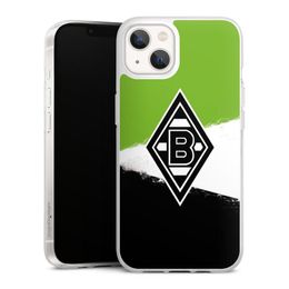 DeinDesign iPhone 13 Handy Silikon H&uuml;lle Case transparent Handyh&uuml;lle Borussia M&ouml;nchengladbach Bmg Official Licensed Product Silikon Case