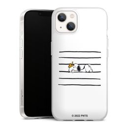 DeinDesign iPhone 13 Handy Silikon H&uuml;lle Case transparent Handyh&uuml;lle Snoopy Dog Peanuts Silikon Case