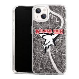 DeinDesign iPhone 13 Handy Silikon H&uuml;lle Case transparent Handyh&uuml;lle K&ouml;lner Haie Ice Hockey Official Licensed Product Silikon Case