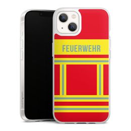 DeinDesign iPhone 13 Handy Silikon H&uuml;lle Case transparent Handyh&uuml;lle Fire Fighters Life Saver Fire Fighter Silikon Case