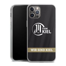 DeinDesign iPhone 12 Pro Max Handy Silikon H&uuml;lle Case transparent Handyh&uuml;lle Thw Kiel Handball Merchandise Silikon Case