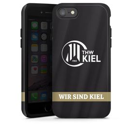 DeinDesign iPhone SE (2020) Handy Panzer Handyh&uuml;lle robuste Outdoor H&uuml;lle Schutzh&uuml;lle gl&auml;nzend Thw Kiel Handball Merchandise Tough Case