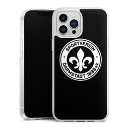 DeinDesign iPhone 13 Pro Max Handy Silikon H&uuml;lle Case transparent Handyh&uuml;lle Sv Darmstadt 98 Official Licensed Product Logo Silikon Case