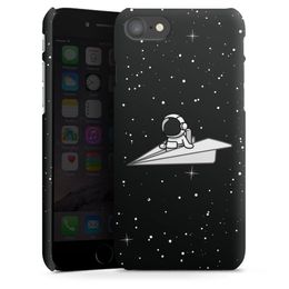 DeinDesign iPhone SE (2020) Handy Premium Case Smartphone Handyh&uuml;lle Schutzh&uuml;lle matt Astronaut Comic Paper Premium Case
