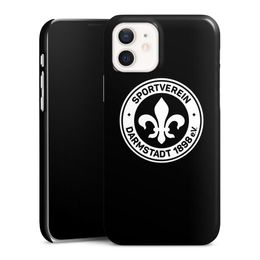 DeinDesign iPhone 12 Handy Premium Case Smartphone Handyh&uuml;lle Schutzh&uuml;lle gl&auml;nzend Sv Darmstadt 98 Official Licensed Product Logo Premium Case