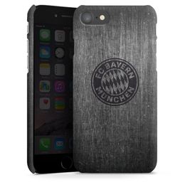 DeinDesign iPhone SE (2020) Handy Premium Case Smartphone Handyh&uuml;lle Schutzh&uuml;lle matt Fc Bayern M&uuml;nchen Metallic Look Fcb Premium Case