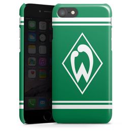 DeinDesign iPhone SE (2022) Handy Premium Case Smartphone Handyh&uuml;lle Schutzh&uuml;lle gl&auml;nzend Sv Werder Bremen Official Licensed Product Logo Premium Case