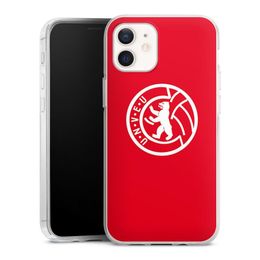 DeinDesign iPhone 12 Handy Silikon H&uuml;lle Case transparent Handyh&uuml;lle Bear 1. Fc Union Berlin Official Licensed Product Silikon Case