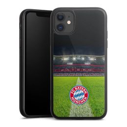 DeinDesign iPhone 11 Handy Gallery Case Handyh&uuml;lle 9H Geh&auml;rtetes Glas R&uuml;ckseite H&uuml;lle Fc Bayern M&uuml;nchen Stadium Fcb Gallery Case