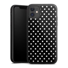DeinDesign iPhone 11 Handy Gallery Case Handyh&uuml;lle 9H Geh&auml;rtetes Glas R&uuml;ckseite H&uuml;lle Points Polka Dots Retro Gallery Case
